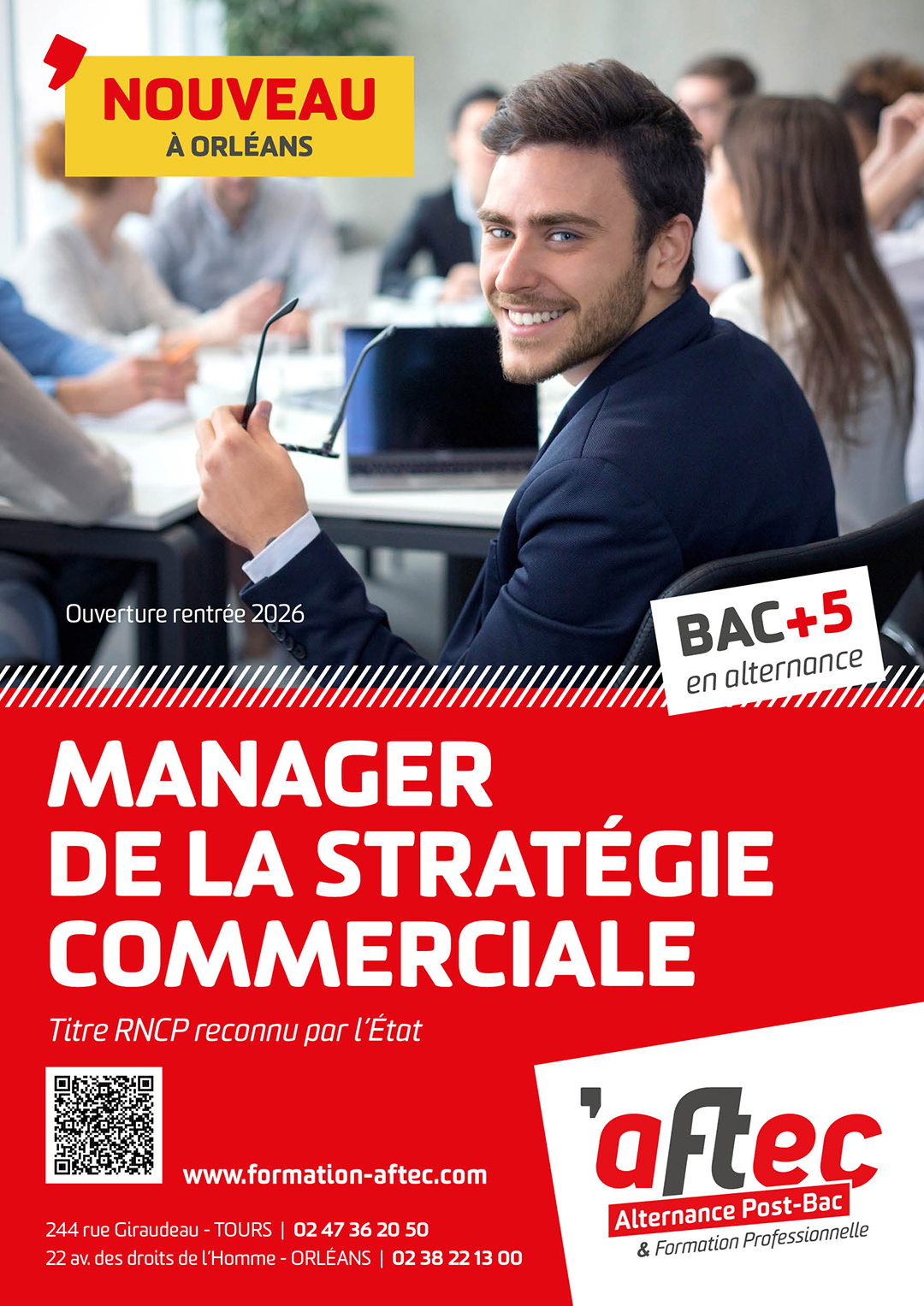 BAC+5 Manager de la stratégie Commerciale - Aftec Formation